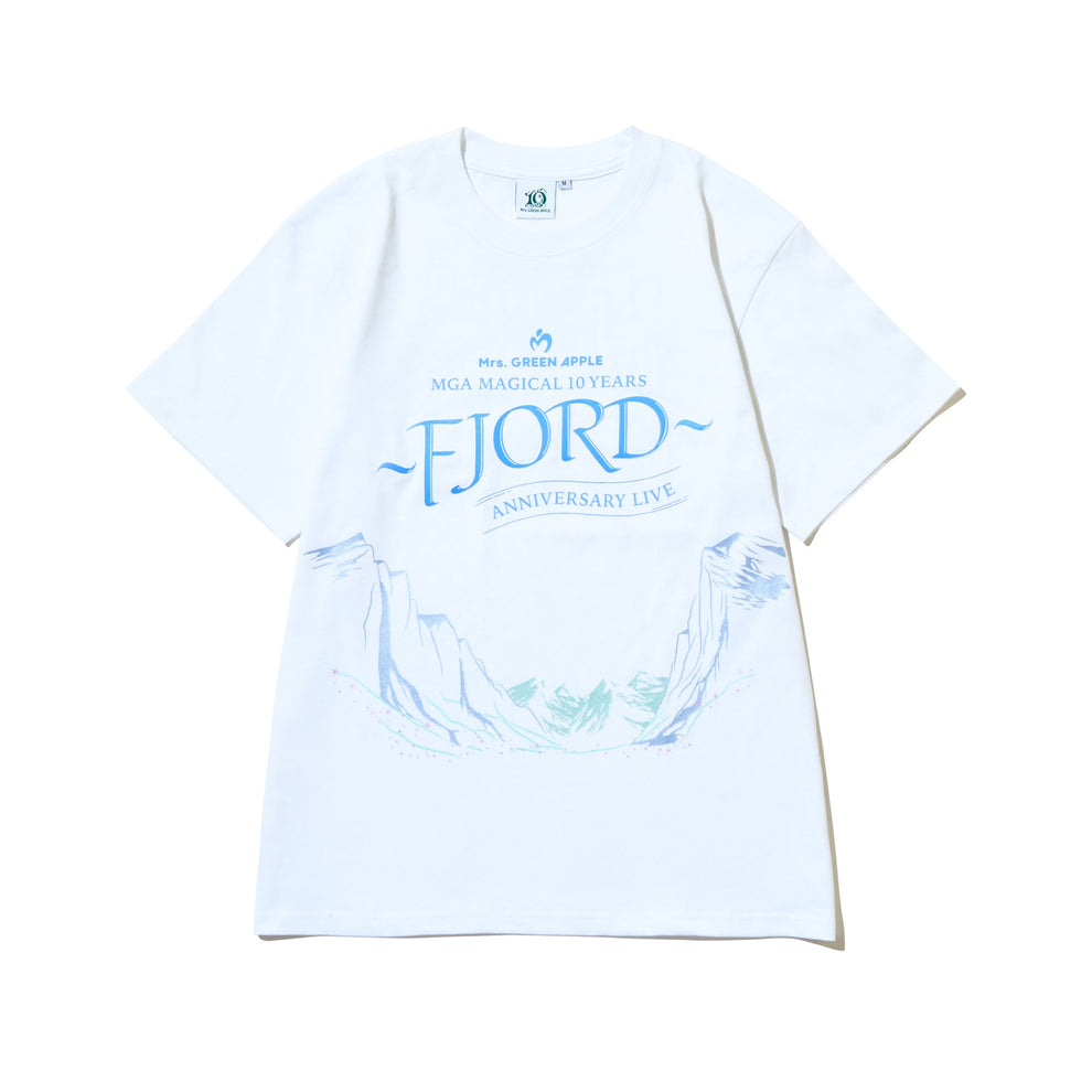 FJORD Logo T-shirt / White – Mrs. GREEN APPLE OFFICIAL STORE